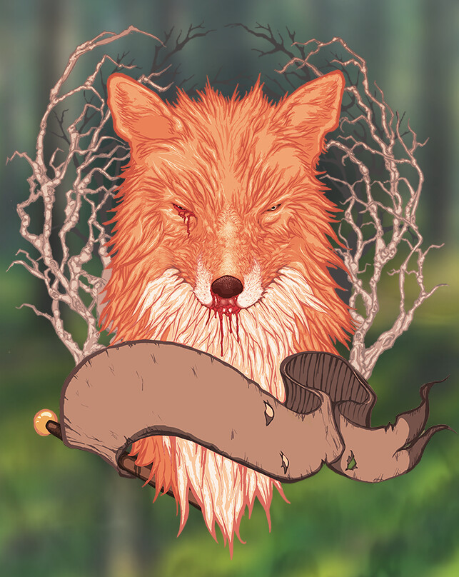 ArtStation - Fox Banner Illustration