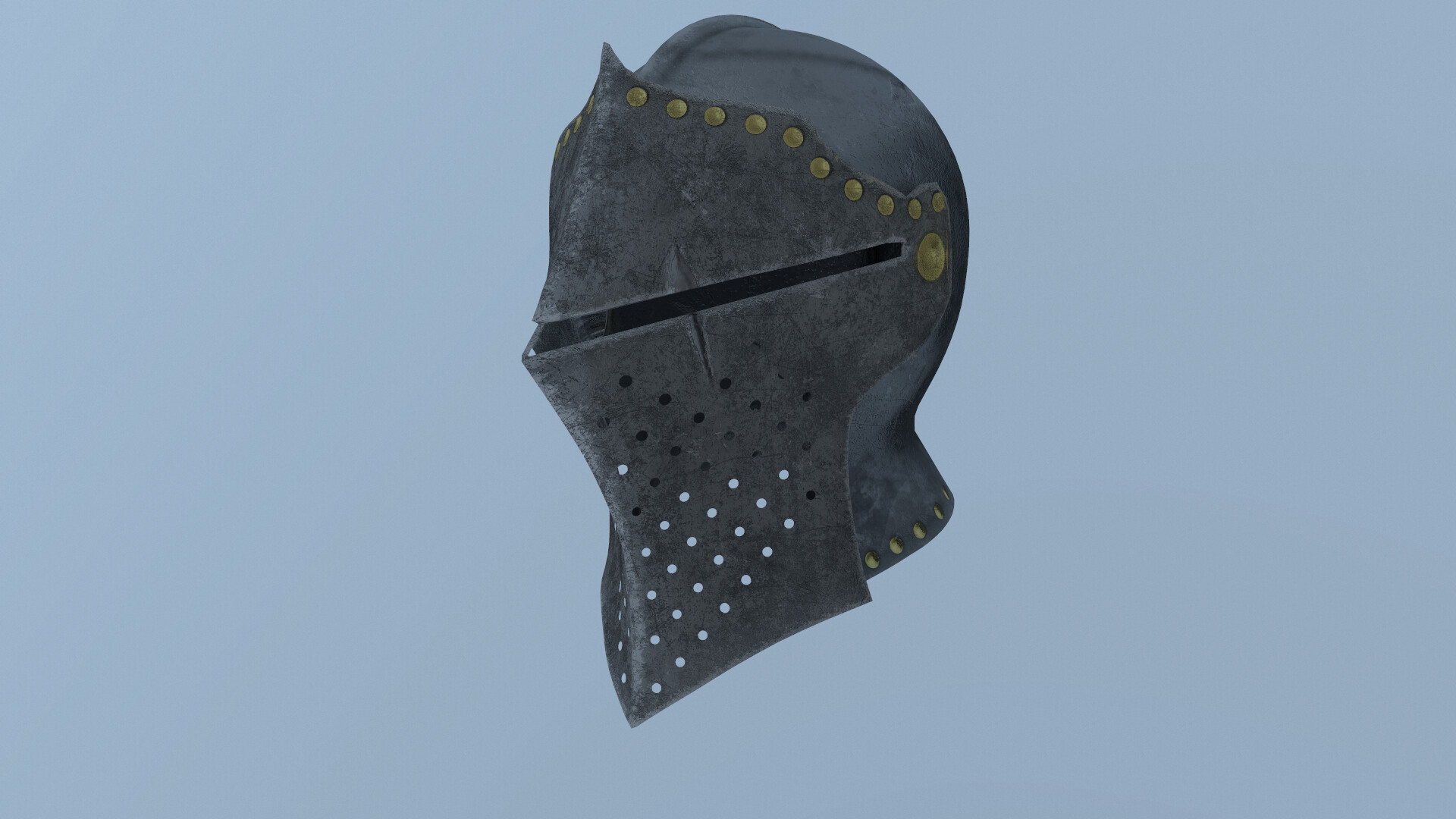 ArtStation - Medieval helmet