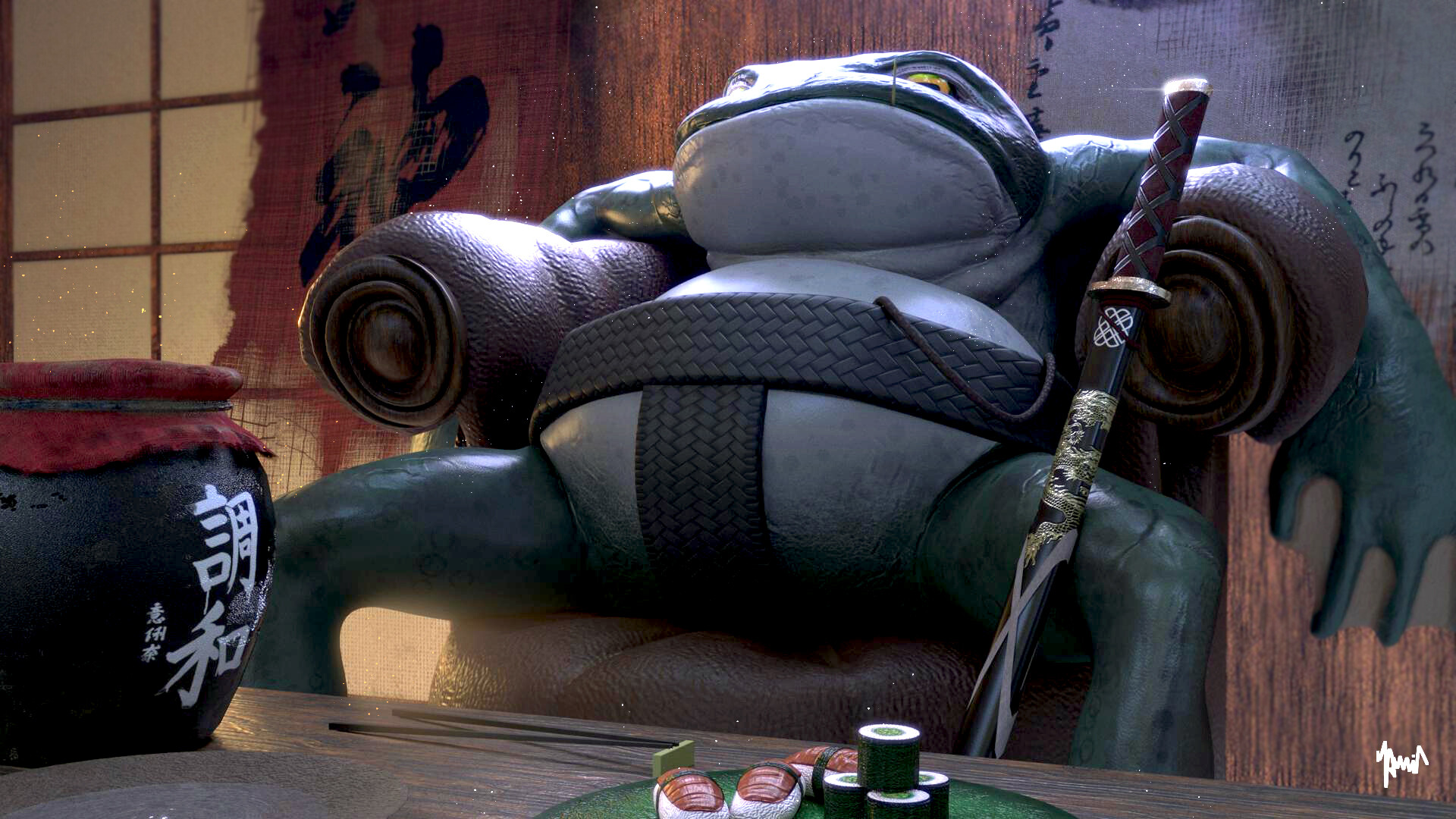 ArtStation - Froggy the Boss