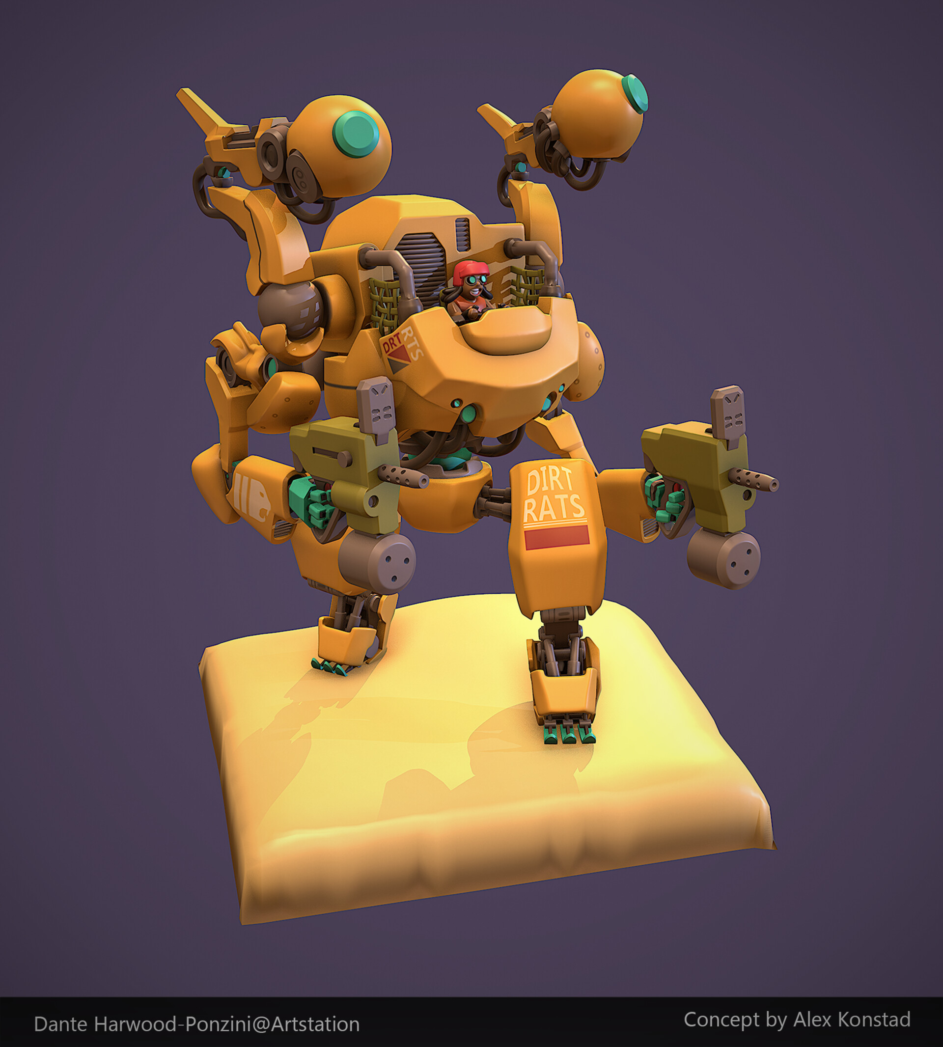 ArtStation - Dirt Rats Sidewinder