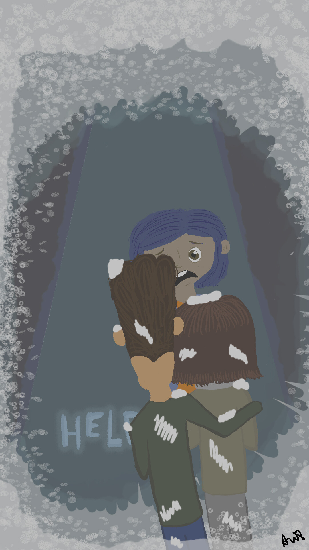 Coraline And Wybie Kiss