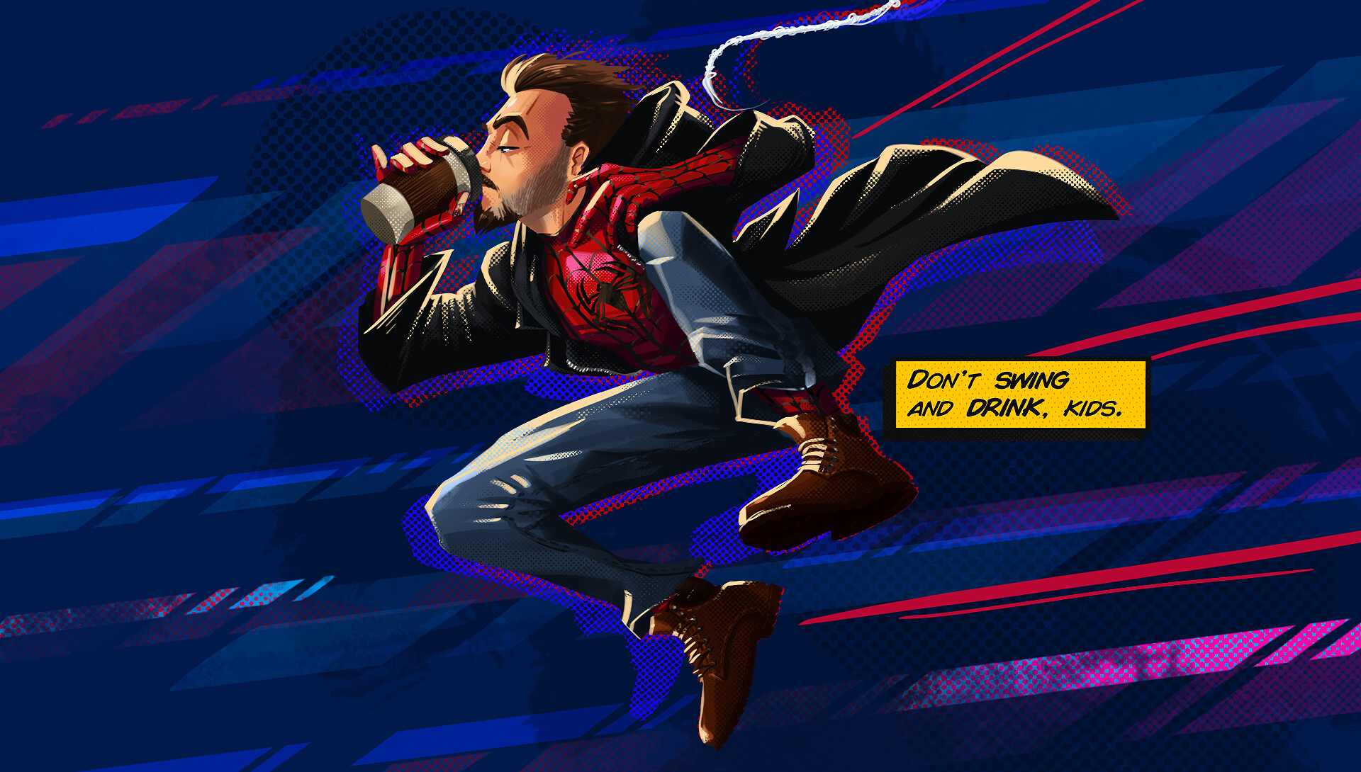 ArtStation - "Into the Spider-Verse" Self Portraits