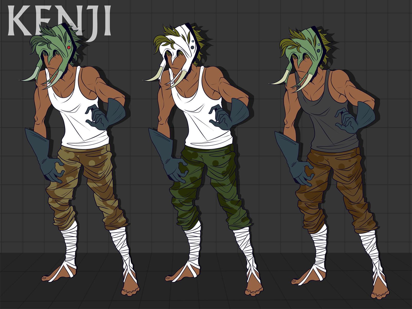 ArtStation - Kenji's 2019 design work in progress