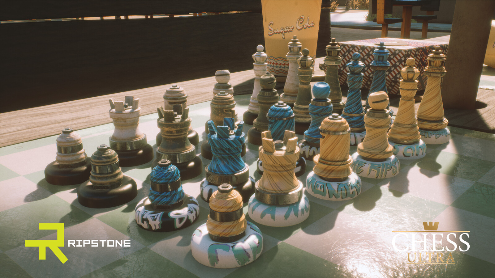 Jake Parrott - Santa Monica Chess Set - Chess Ultra