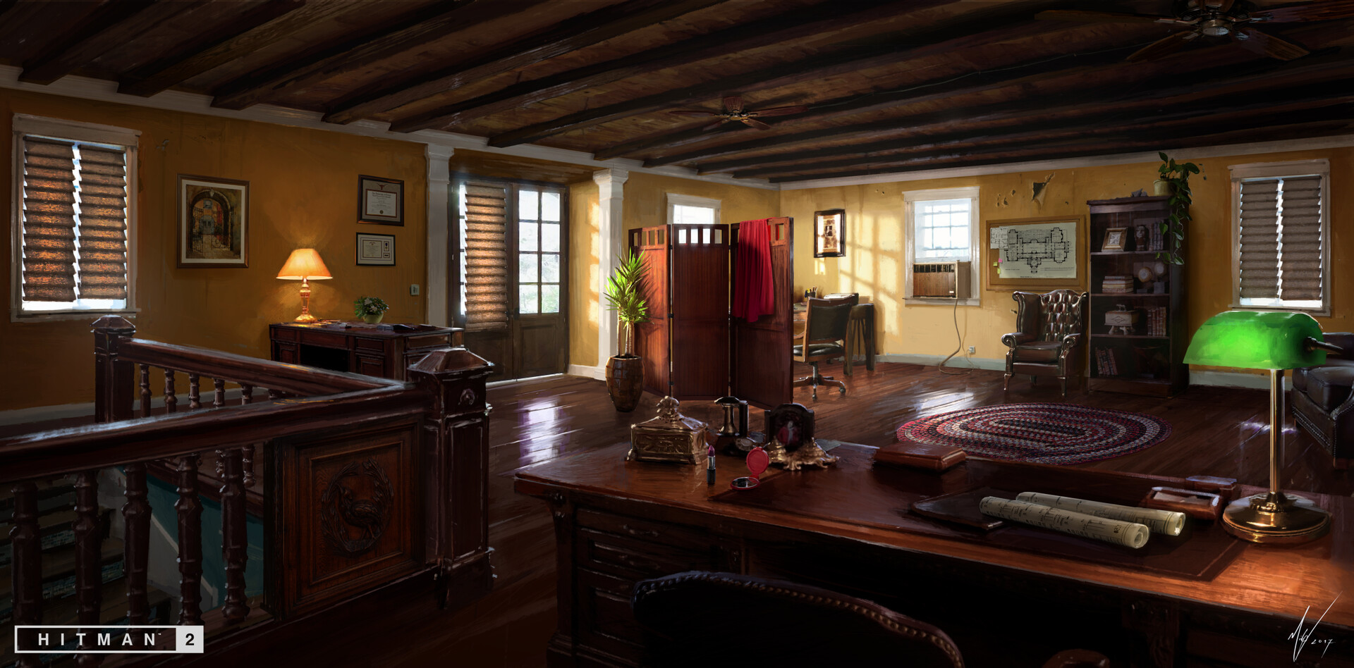 ArtStation - Hitman 2 - Martinez Office Interior