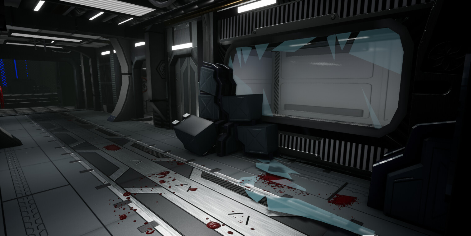 ArtStation - Scifi Hallways and Atrium Environment Concept