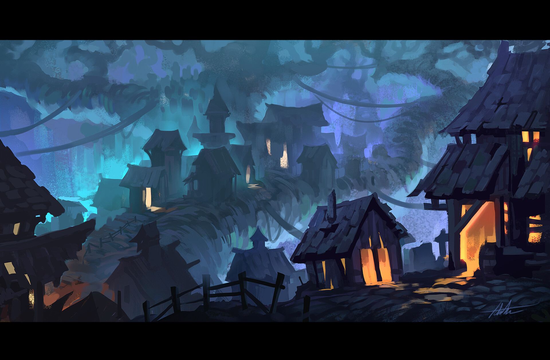 ArtStation - Tree Top Village