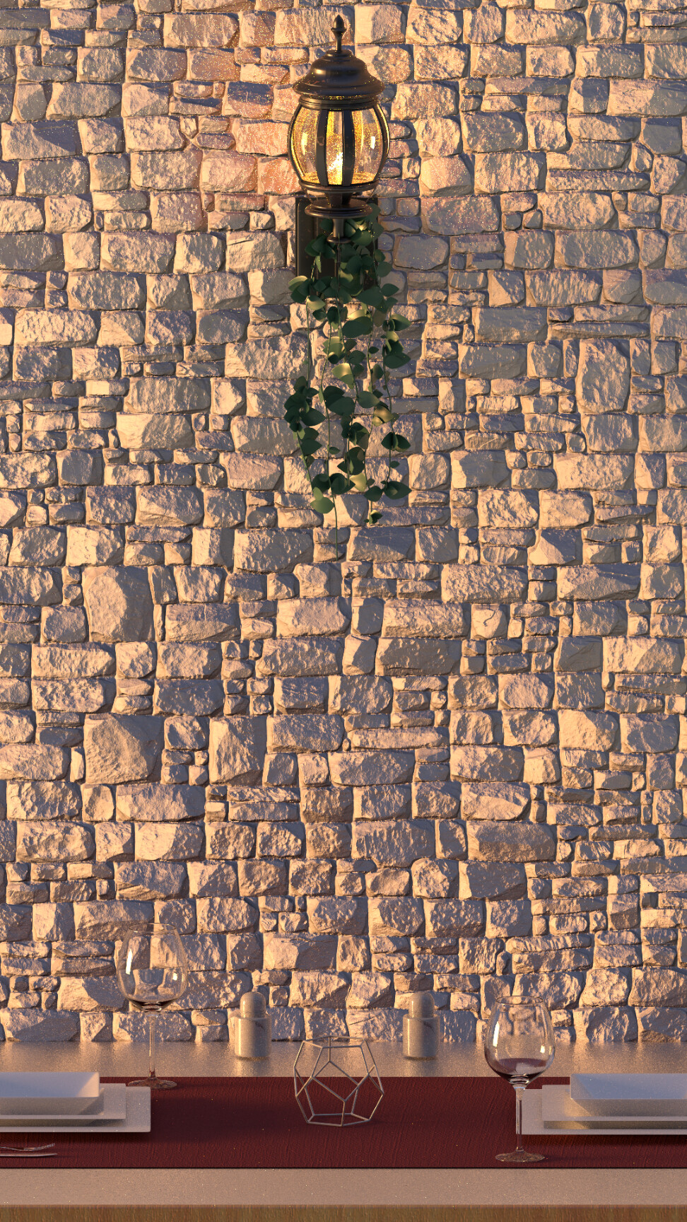 ArtStation - Dinner table for two