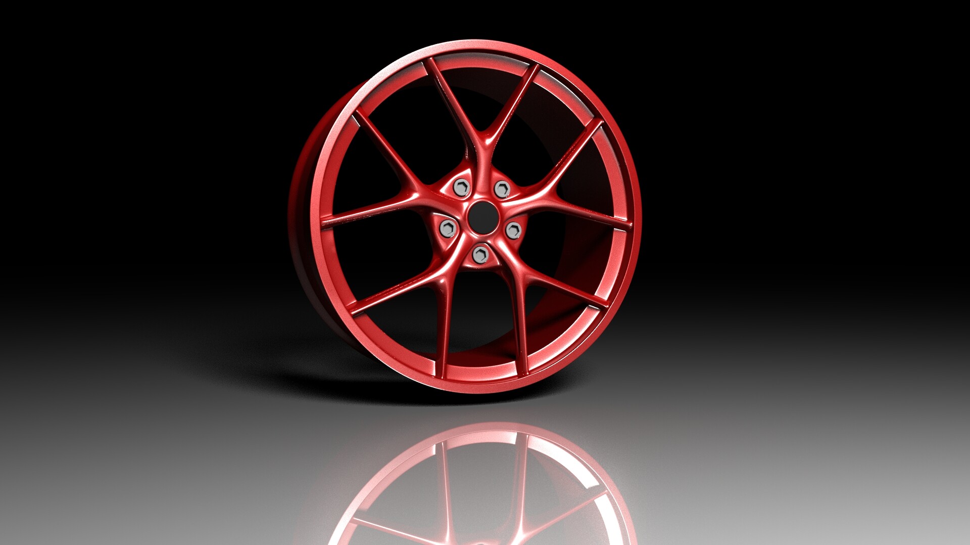ArtStation - Ferrari Based Car Wheel Design