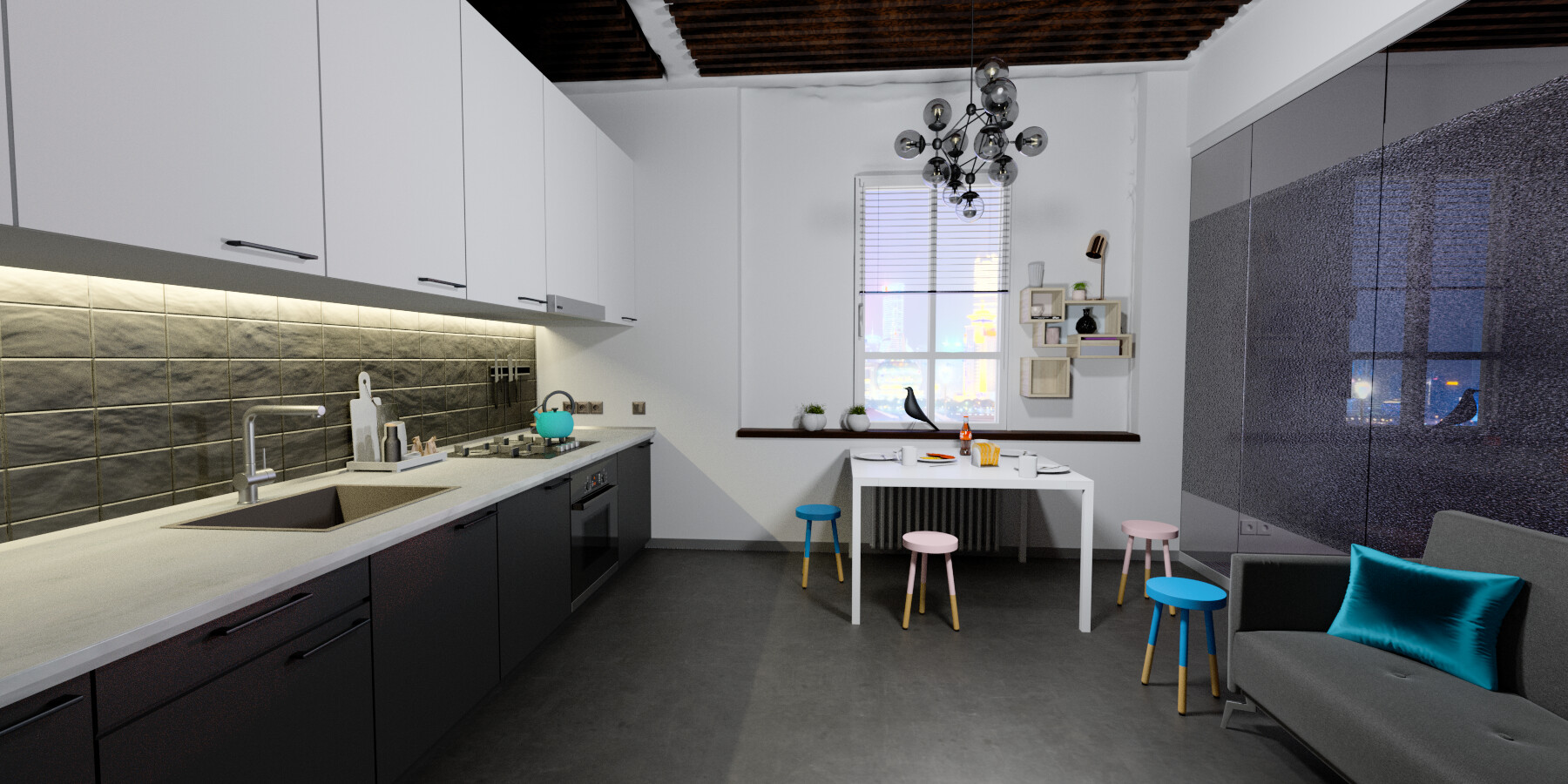 Zilvis Ragelis - Modern kitchen
