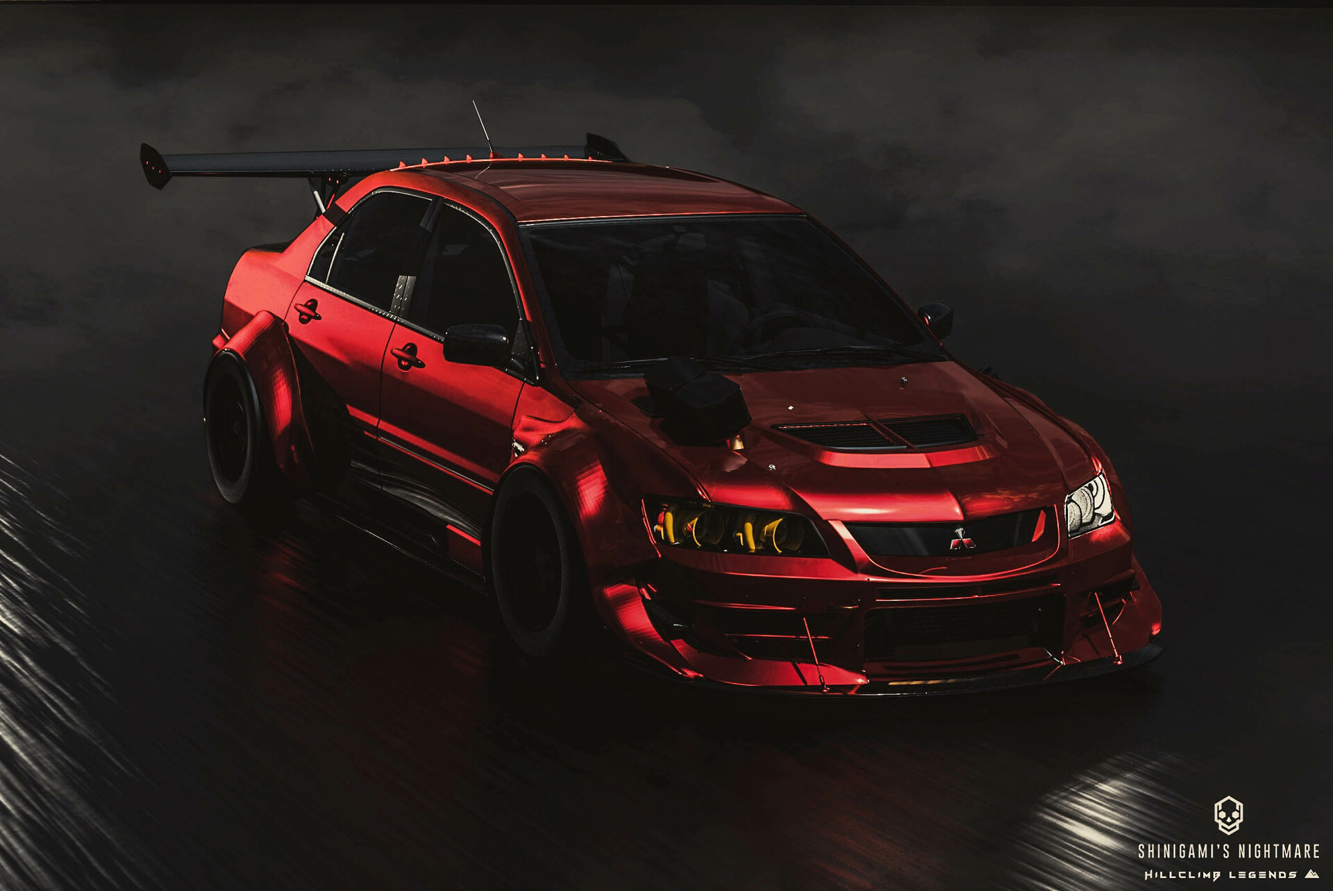 ArtStation - "Hillclimb Legends" Mitsubishi Evo IX