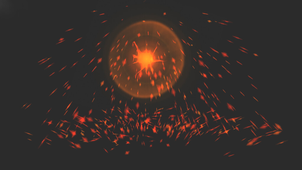 Eli Grünewald - Laser Impact - Particles