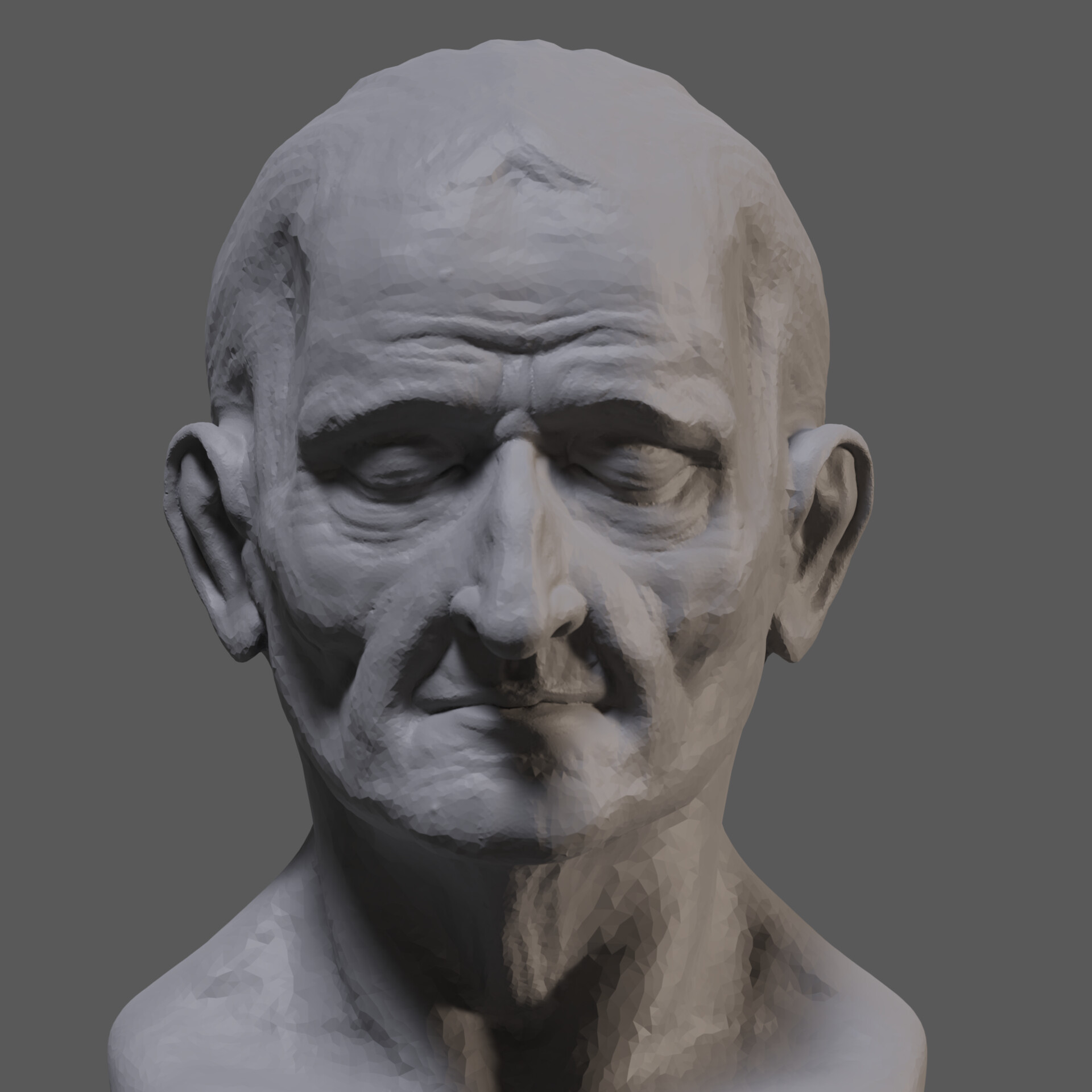 ArtStation - Old man speed sculpt