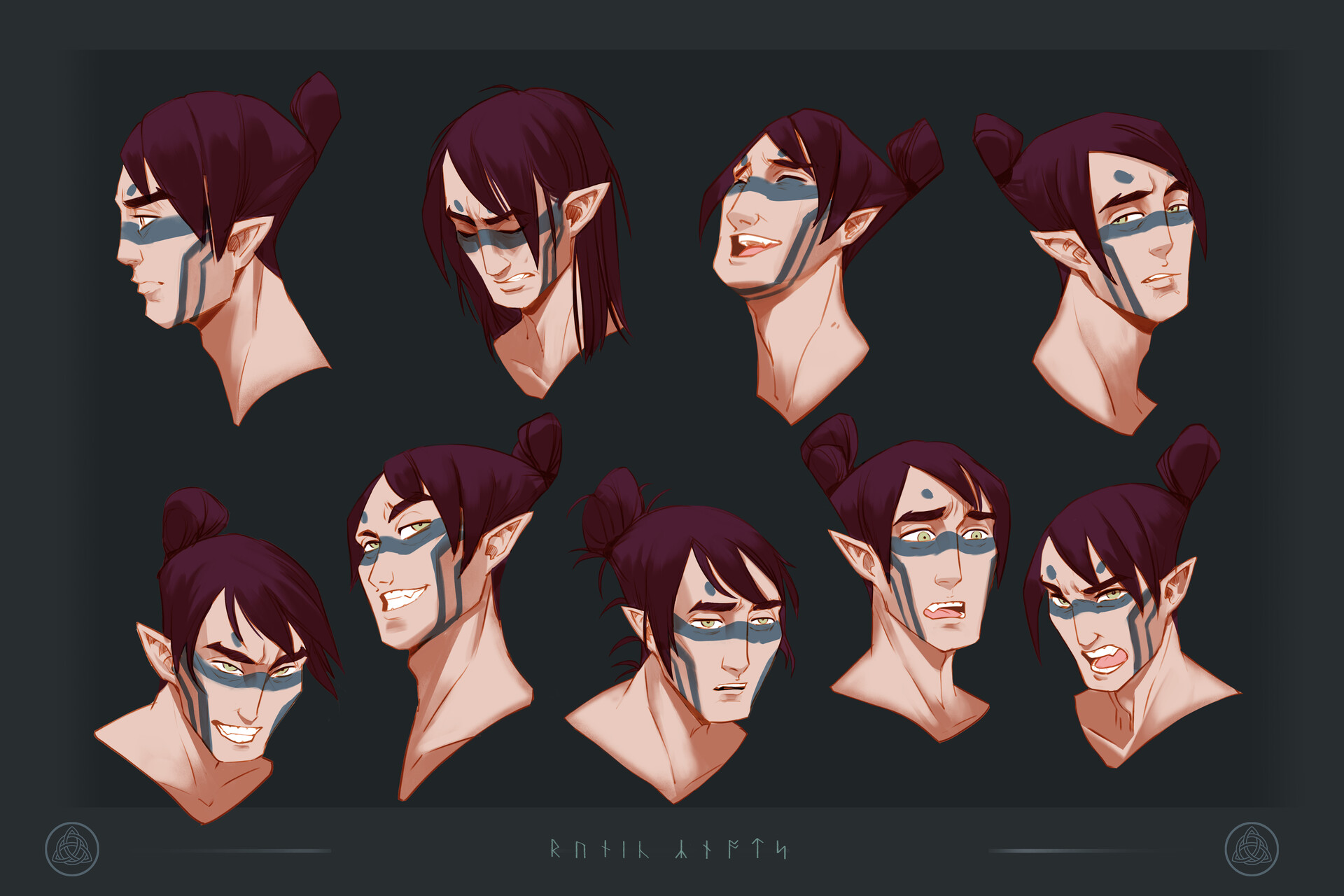 ArtStation - Atreyu Redesign Head Expressions
