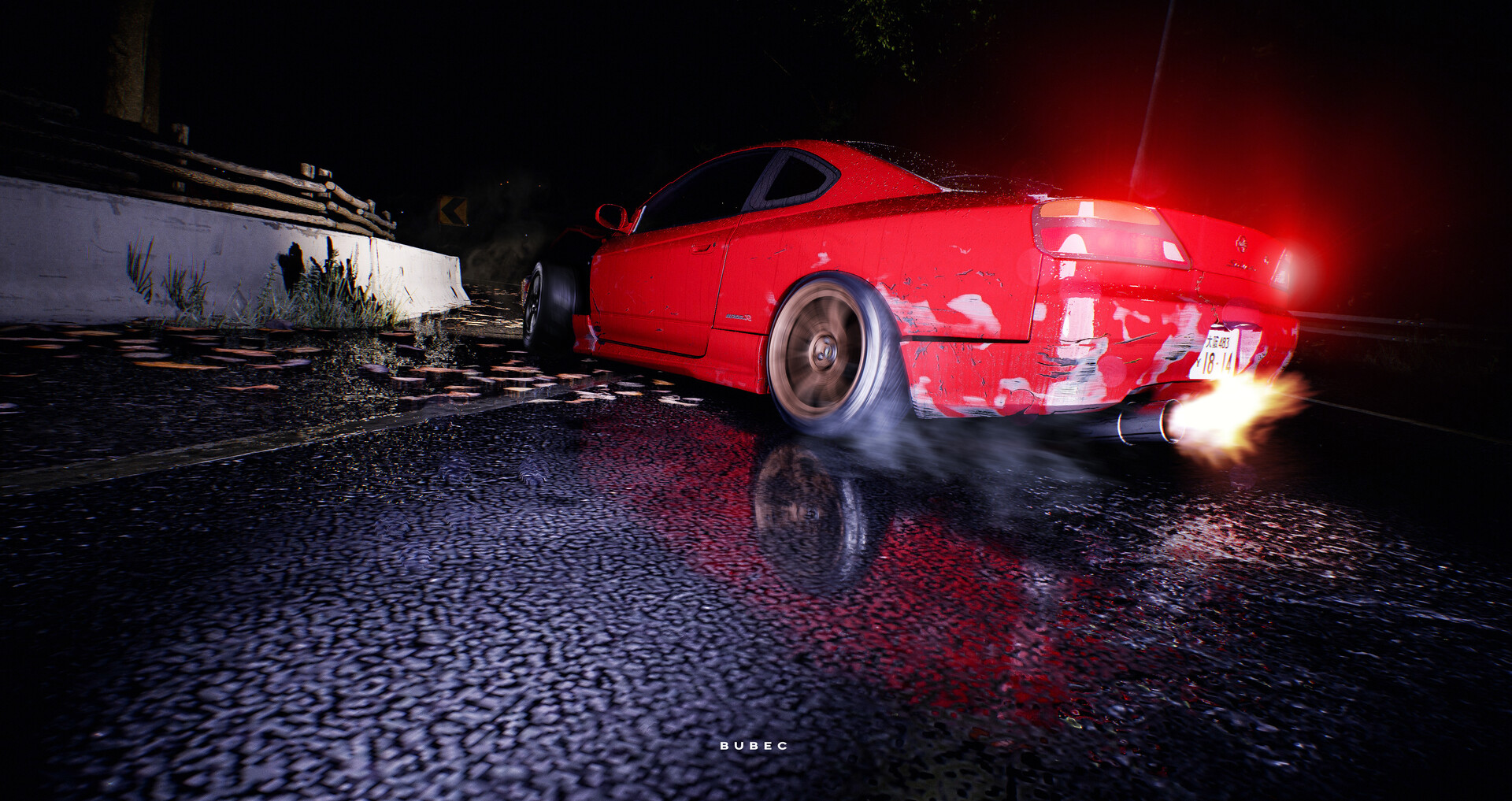 ArtStation - Nissan Silvia Touge