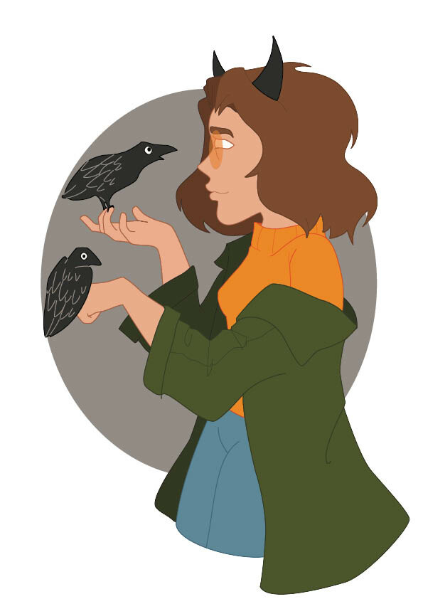 ArtStation - Raven Girl
