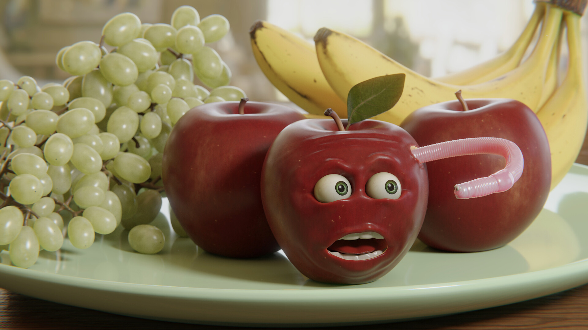 ArtStation - Scared Apple