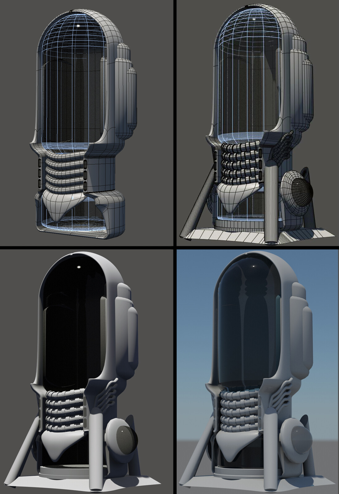 Eudy's Media Arts - Taylea (Chisum) Preston | 60s Era Cryo Pod Room