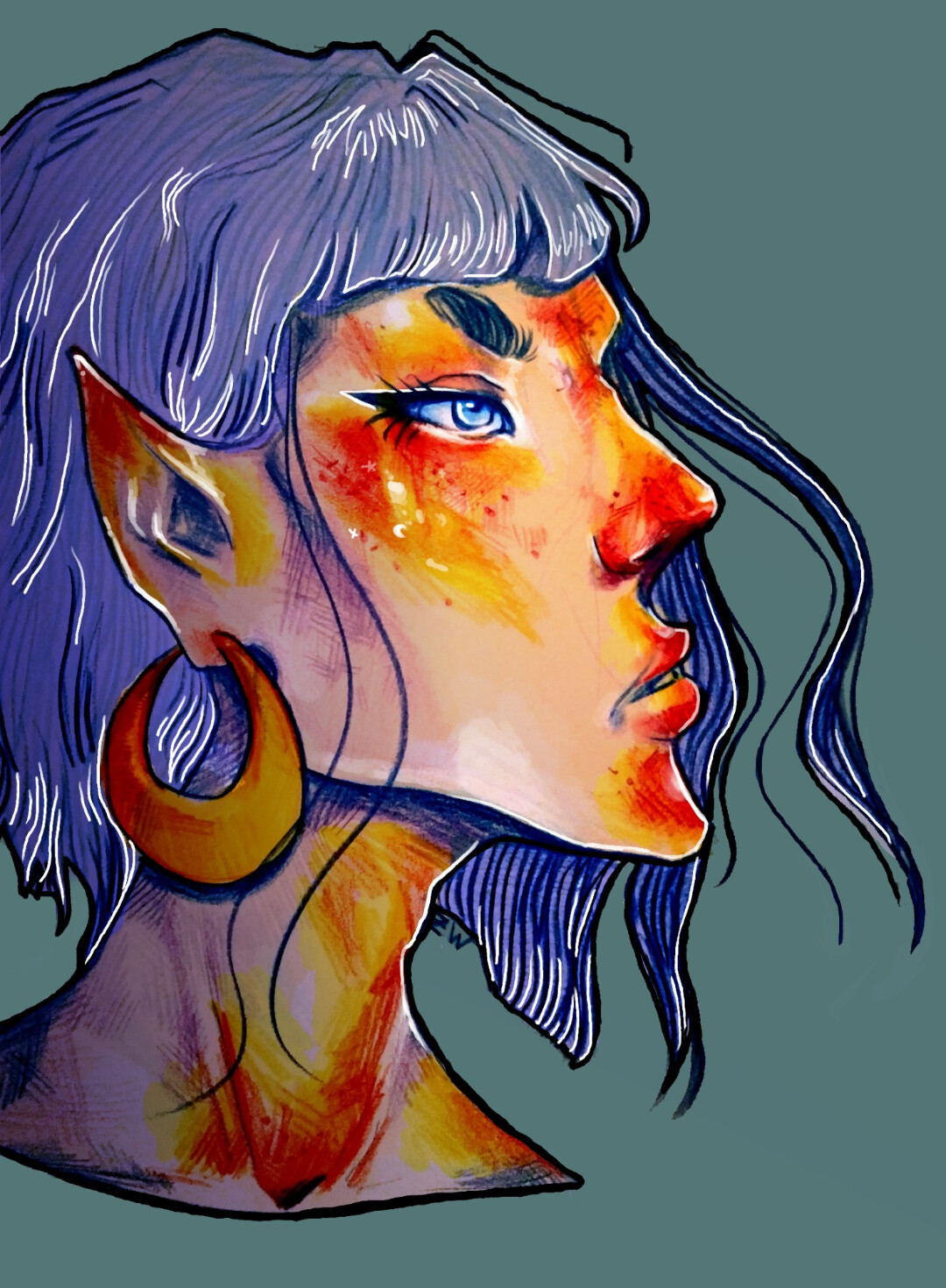 ArtStation - Blushing Noelle