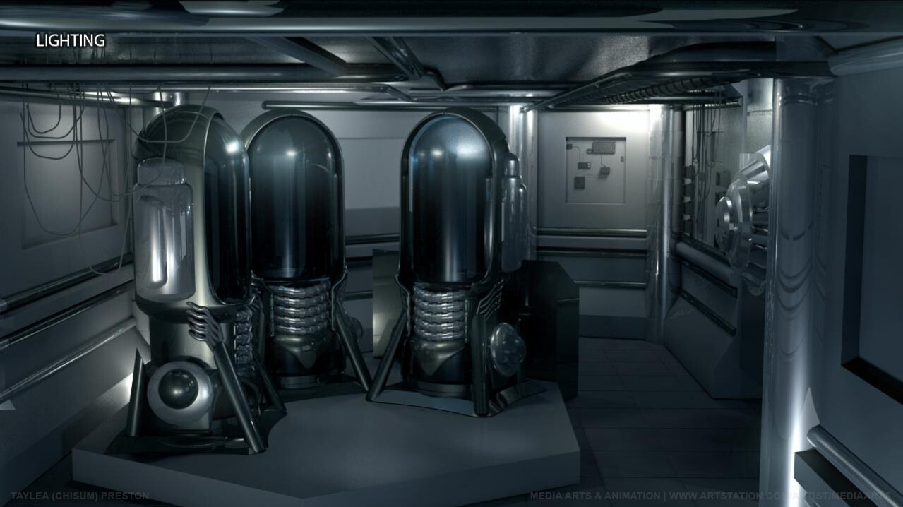 Eudy's Media Arts - Taylea (Chisum) Preston | 60s Era Cryo Pod Room