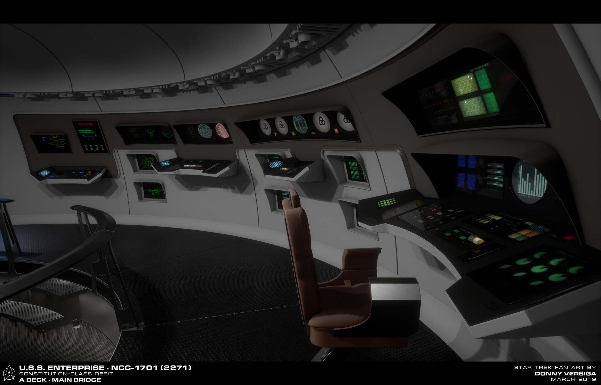 Donny Versiga - U.S.S. Enterprise Bridge - The Motion Picture