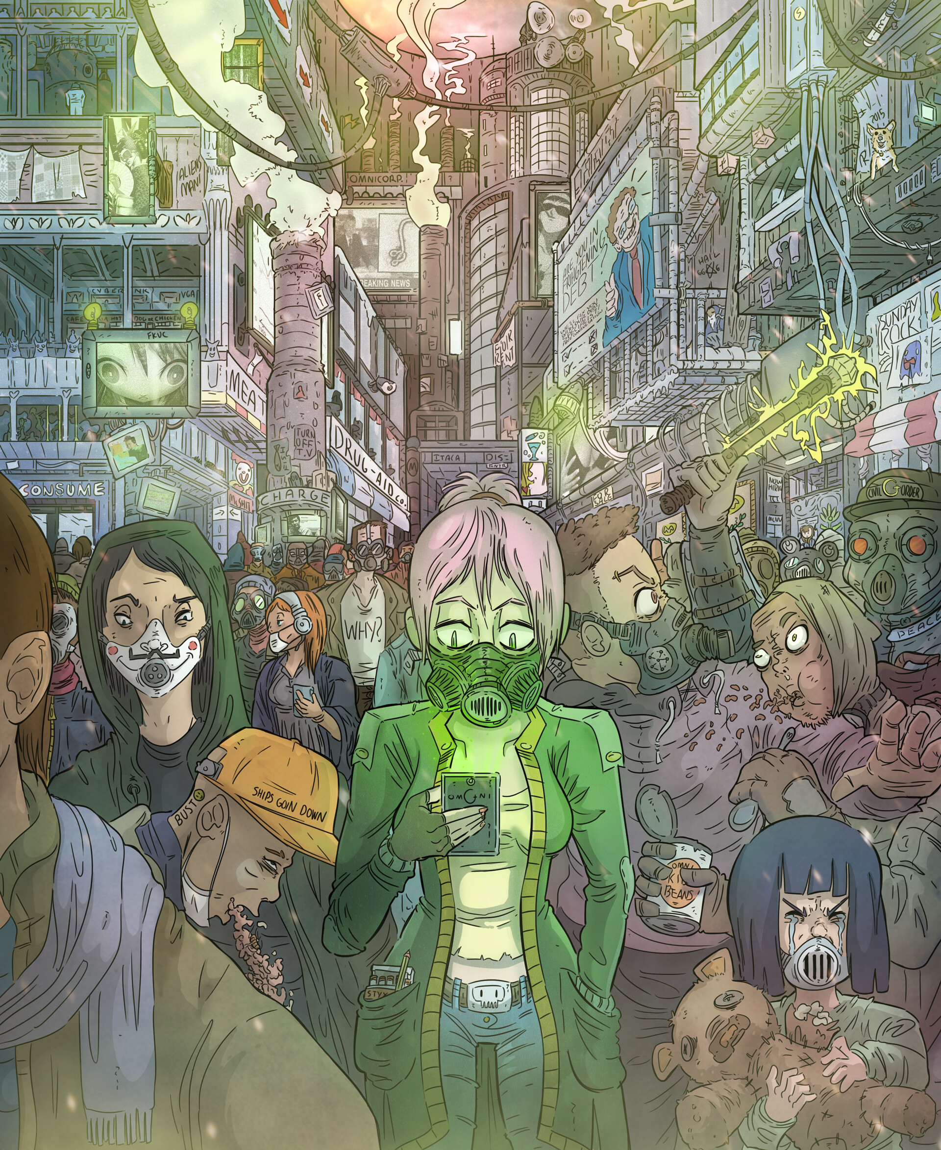 ArtStation - Green Shift Comic Pitch