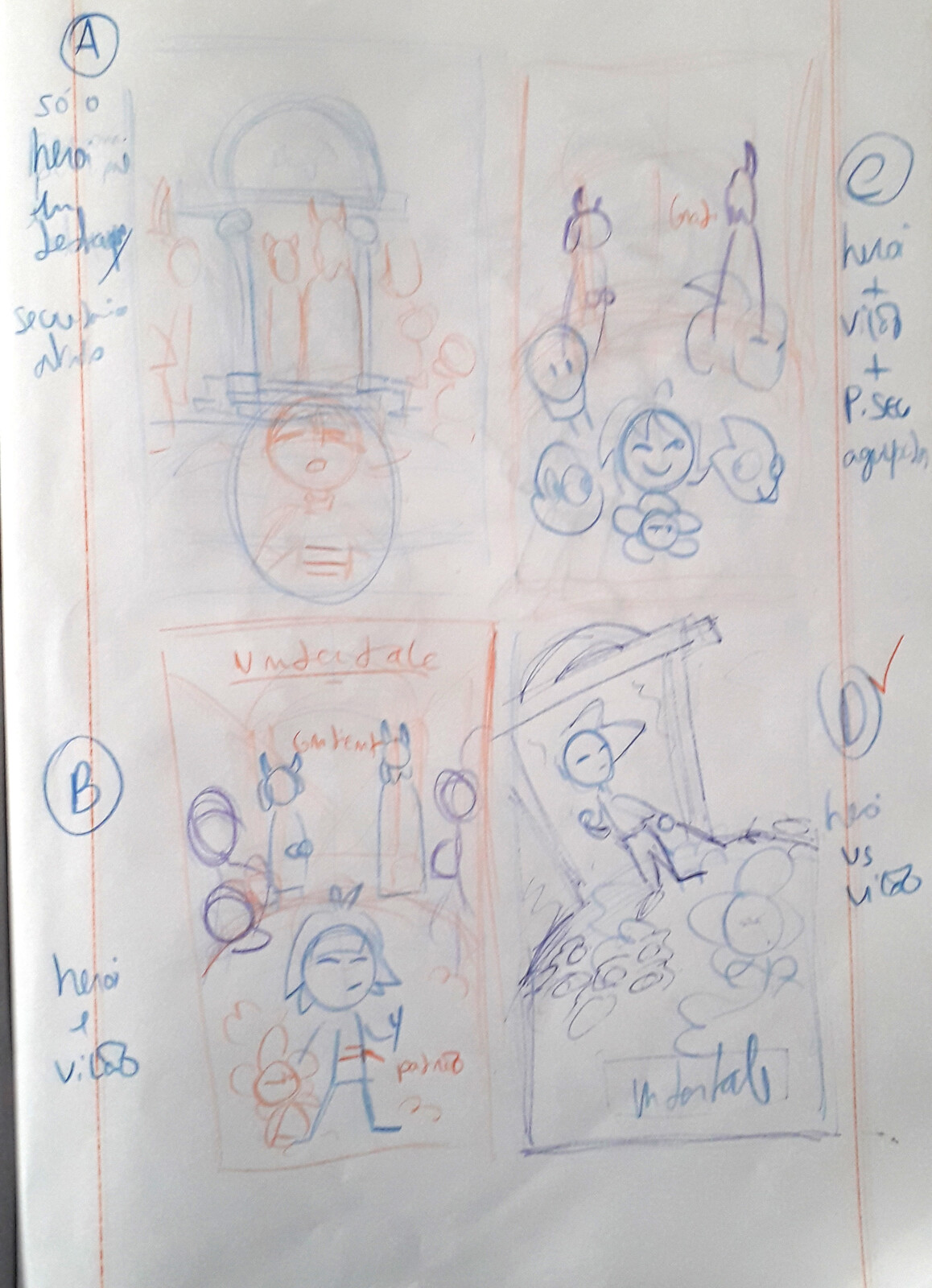 Aurora Fernandes - Undertale Poster and Postcard Illustration