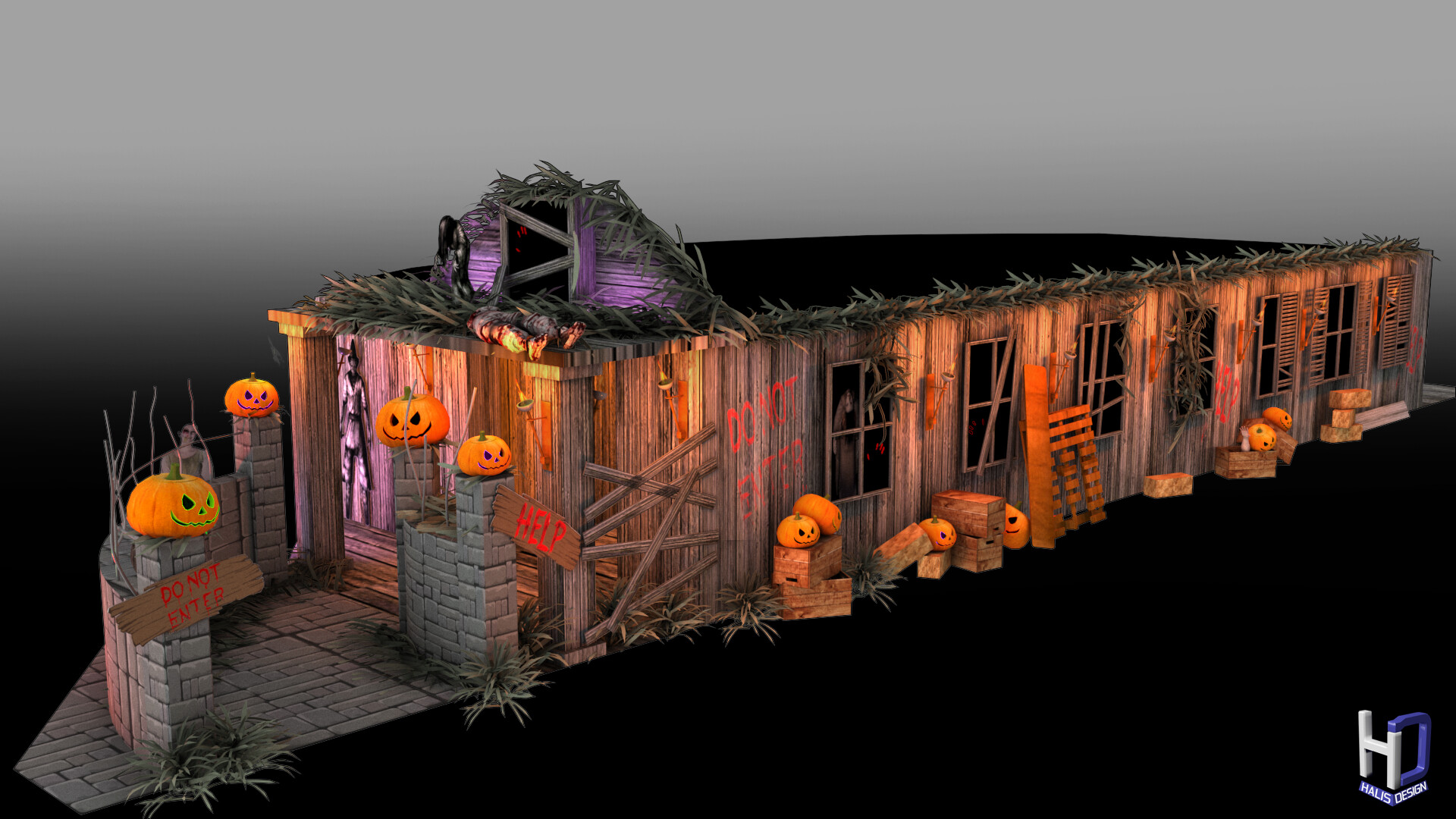 ArtStation - Halloween Escape Room