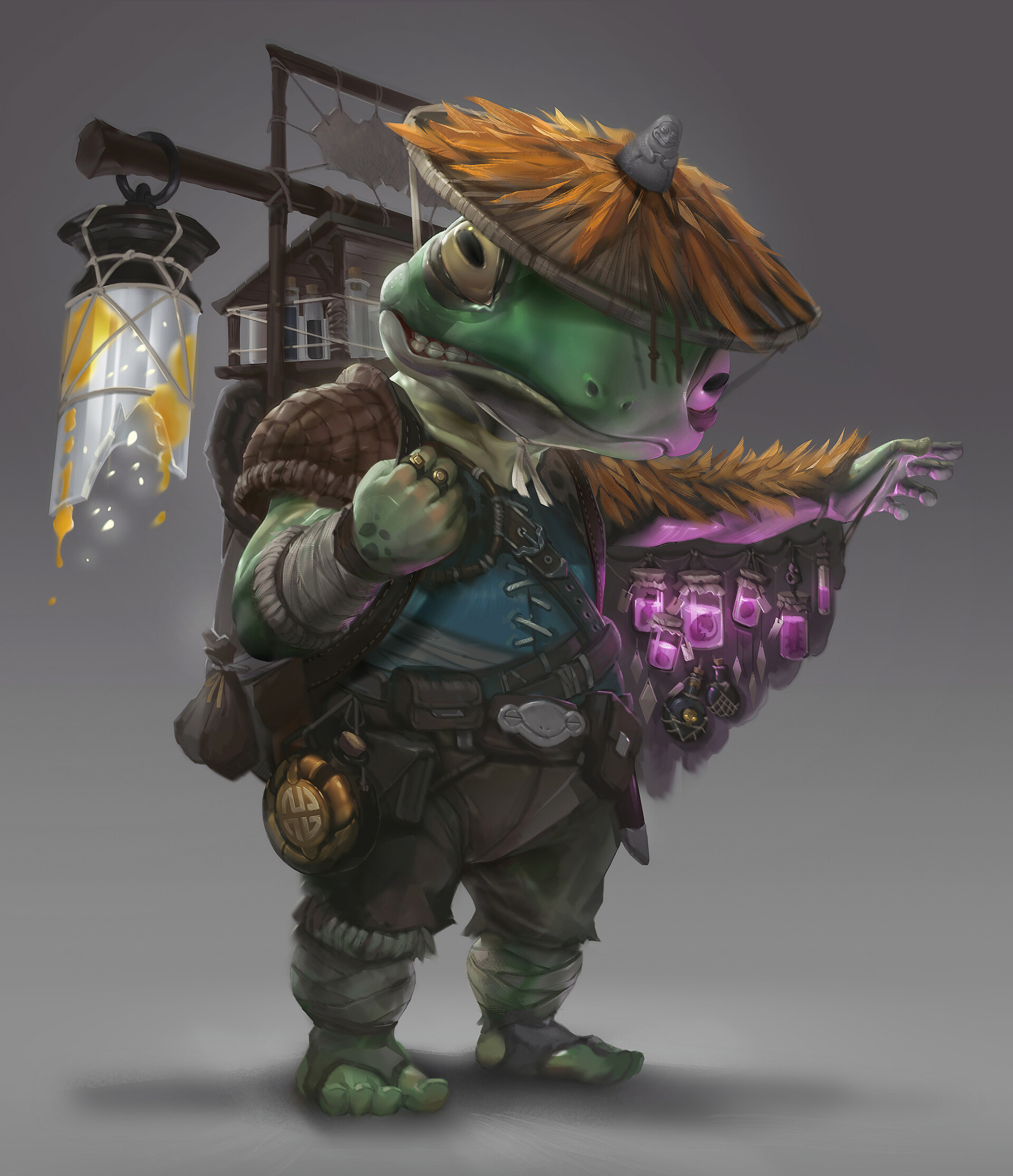 ArtStation - Merchant in the swamp