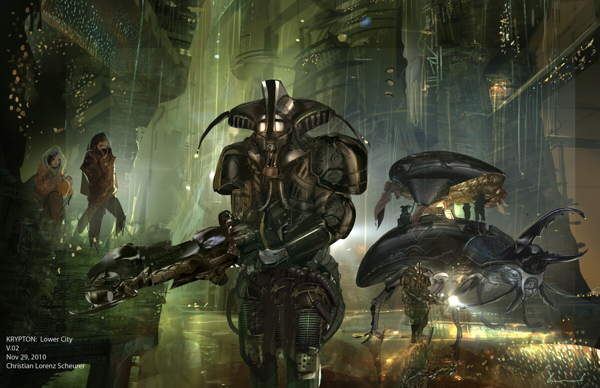 OTHER: Krypton Concept Art by Christian Scheurer : r/DC_Cinematic