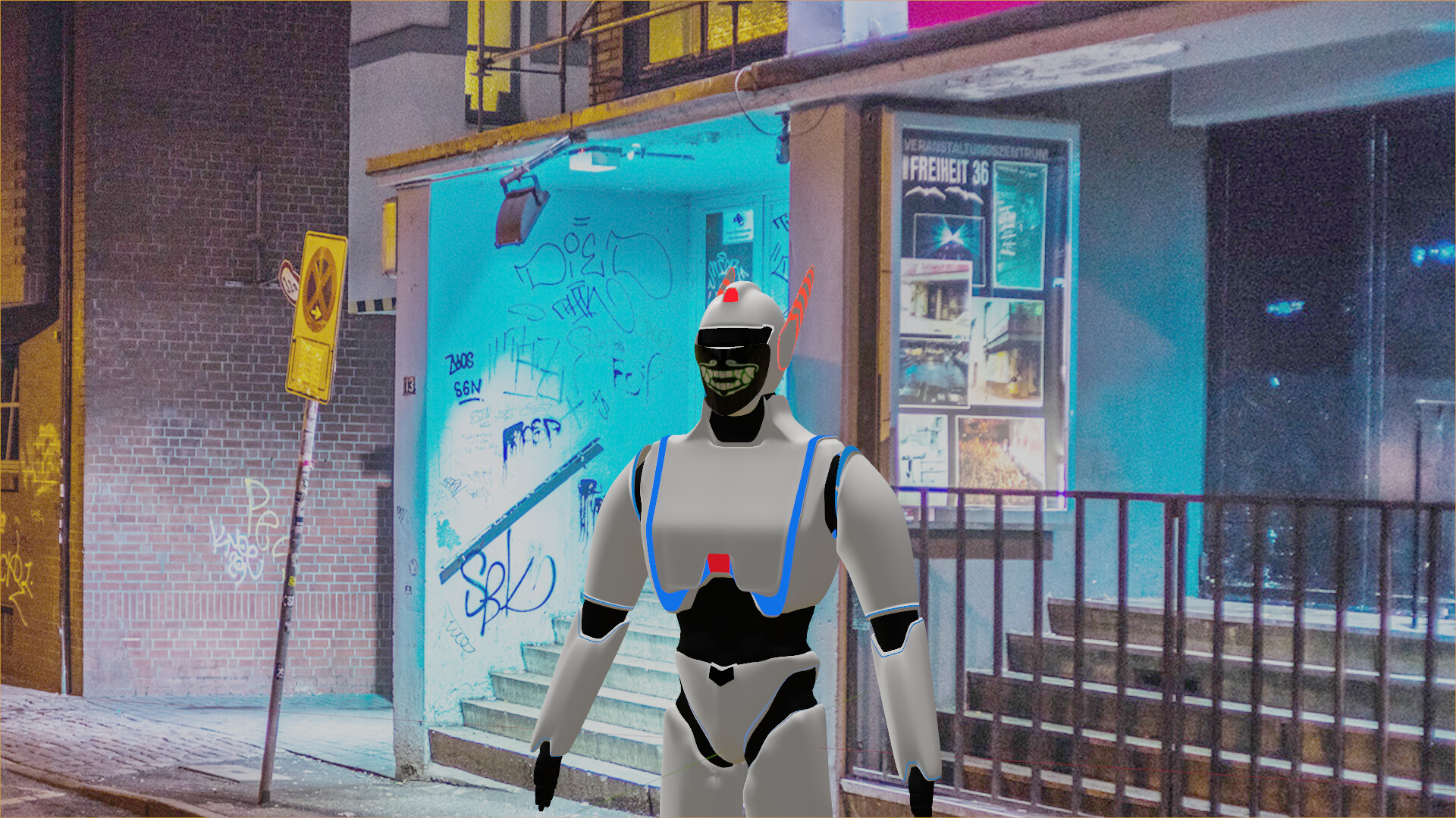 ArtStation - Pal 5 Neon Outline