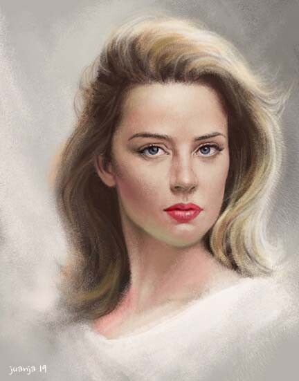 ArtStation - Portrait of 'Amber Heard'