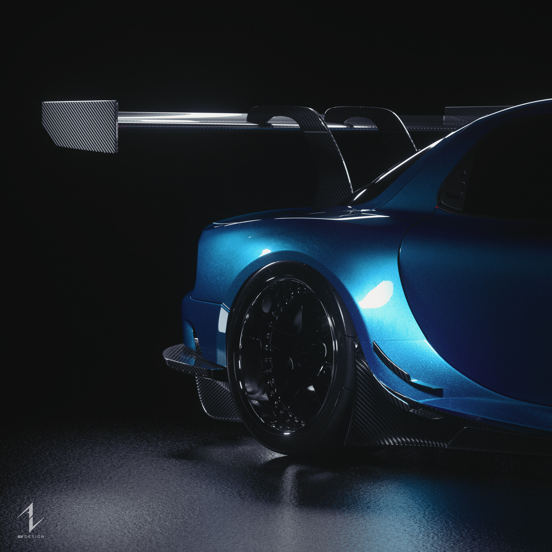 Arnold Verghese - RX7 - Time Attack version.