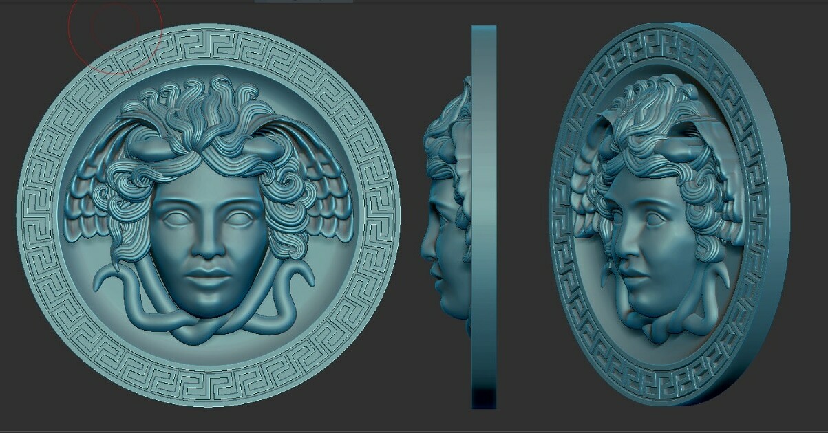 ArtStation - Medusa pendent
