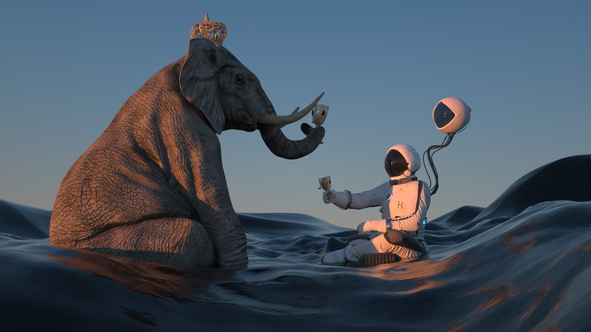 Elephant Astronaut