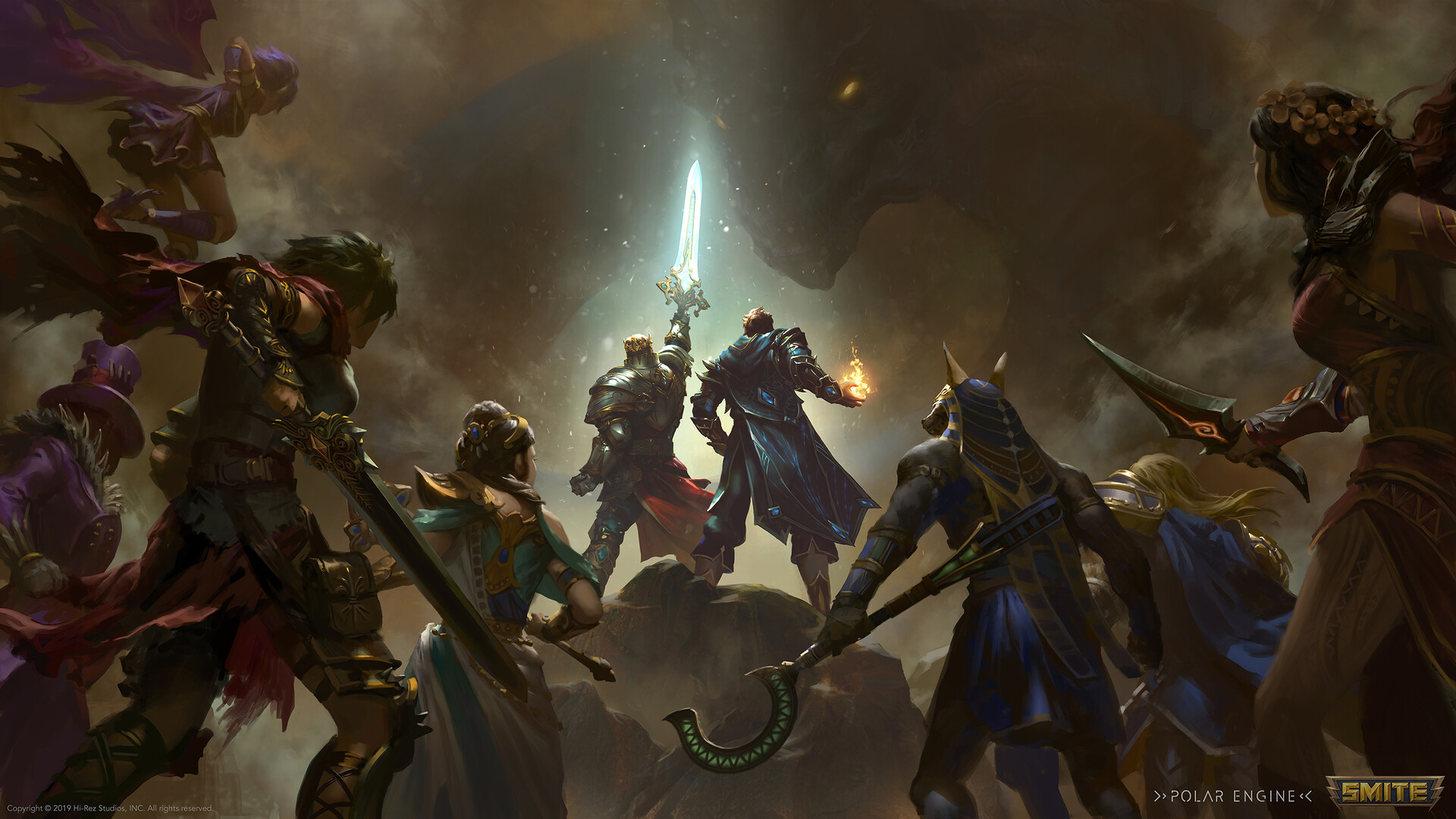 ArtStation - King Arthur & Merlin Teaser Illustration