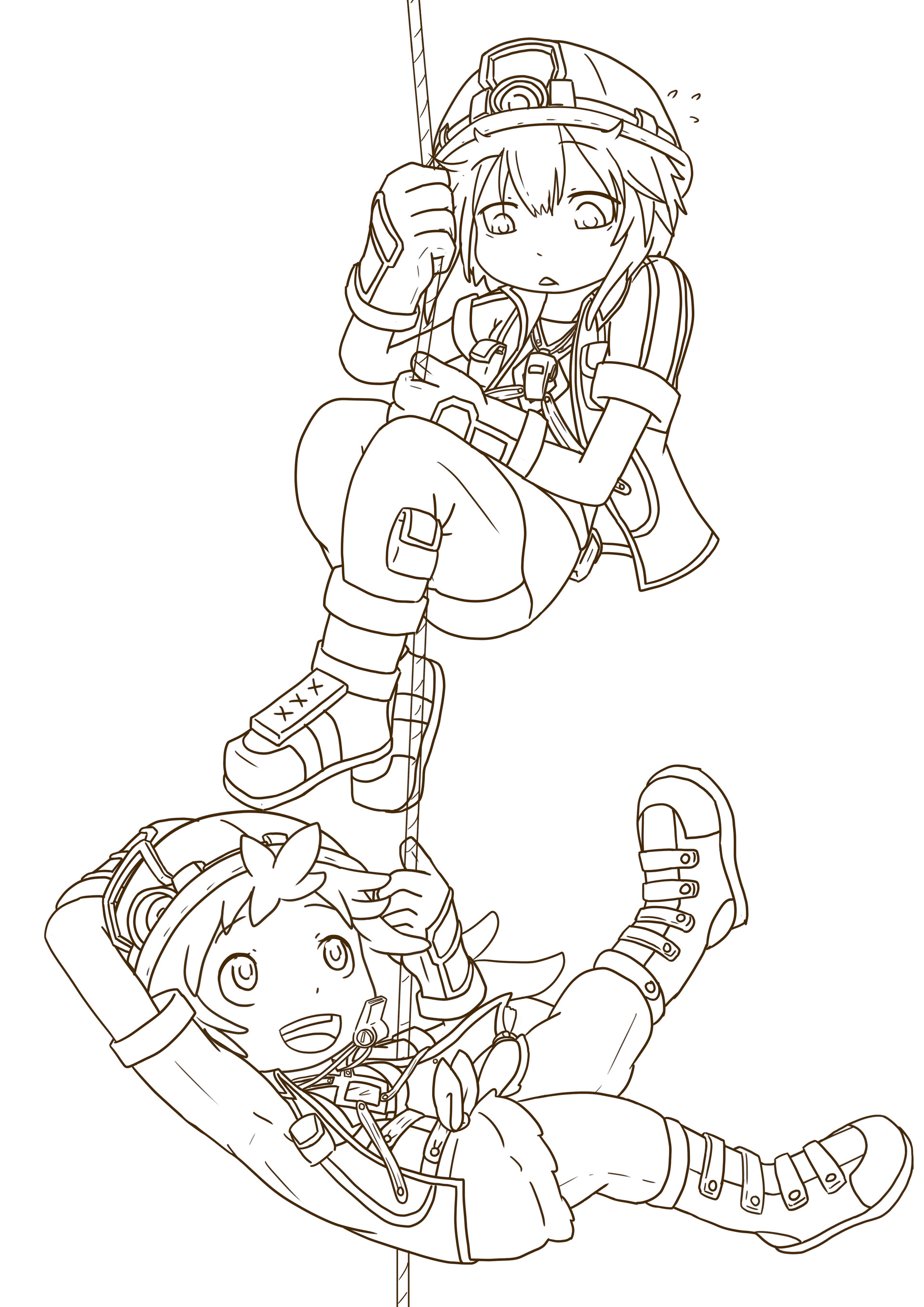 made in abyss coloring pages