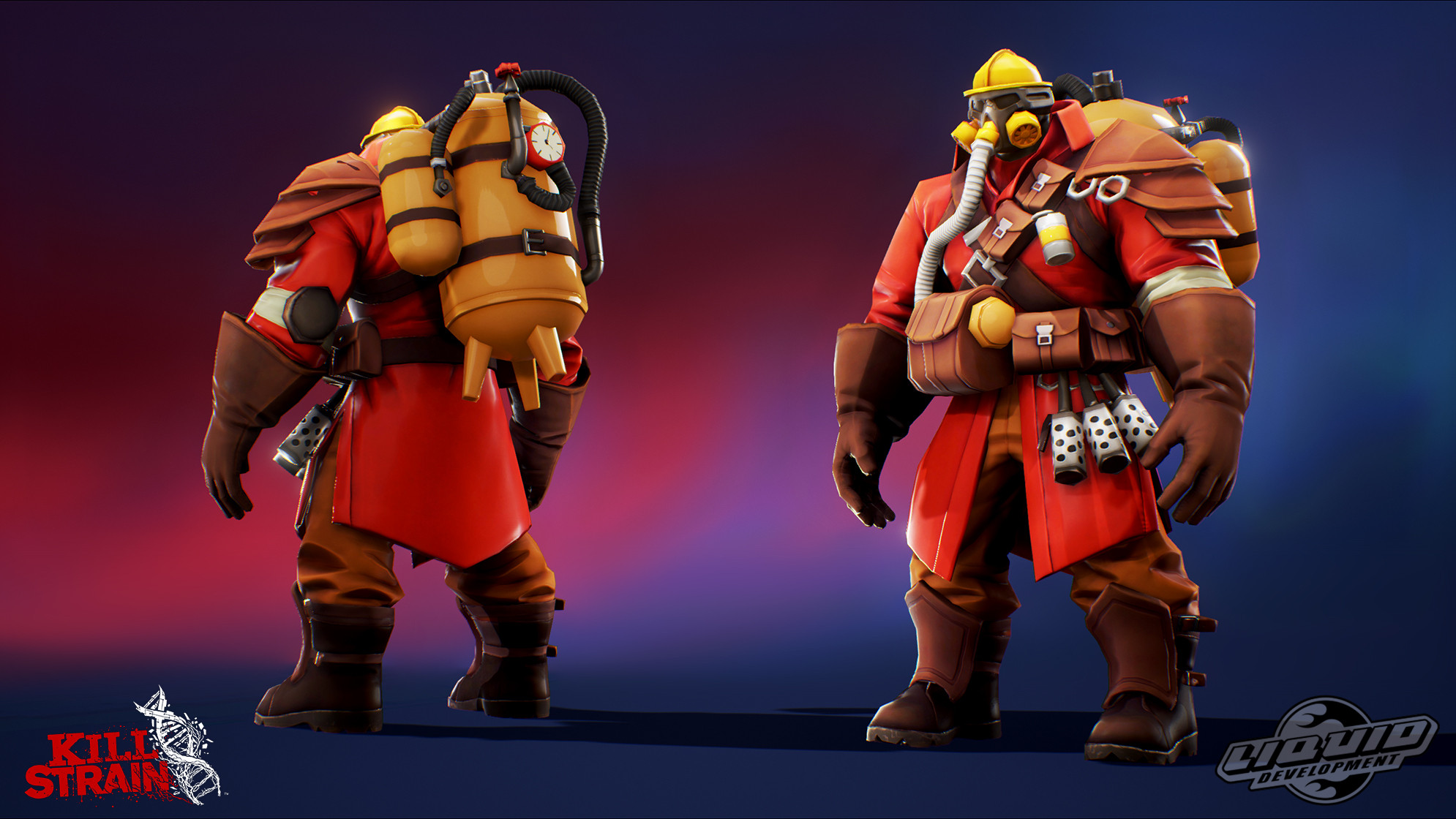 Liquid Development - Kill Strain - Diesel Firefighter 3D Character