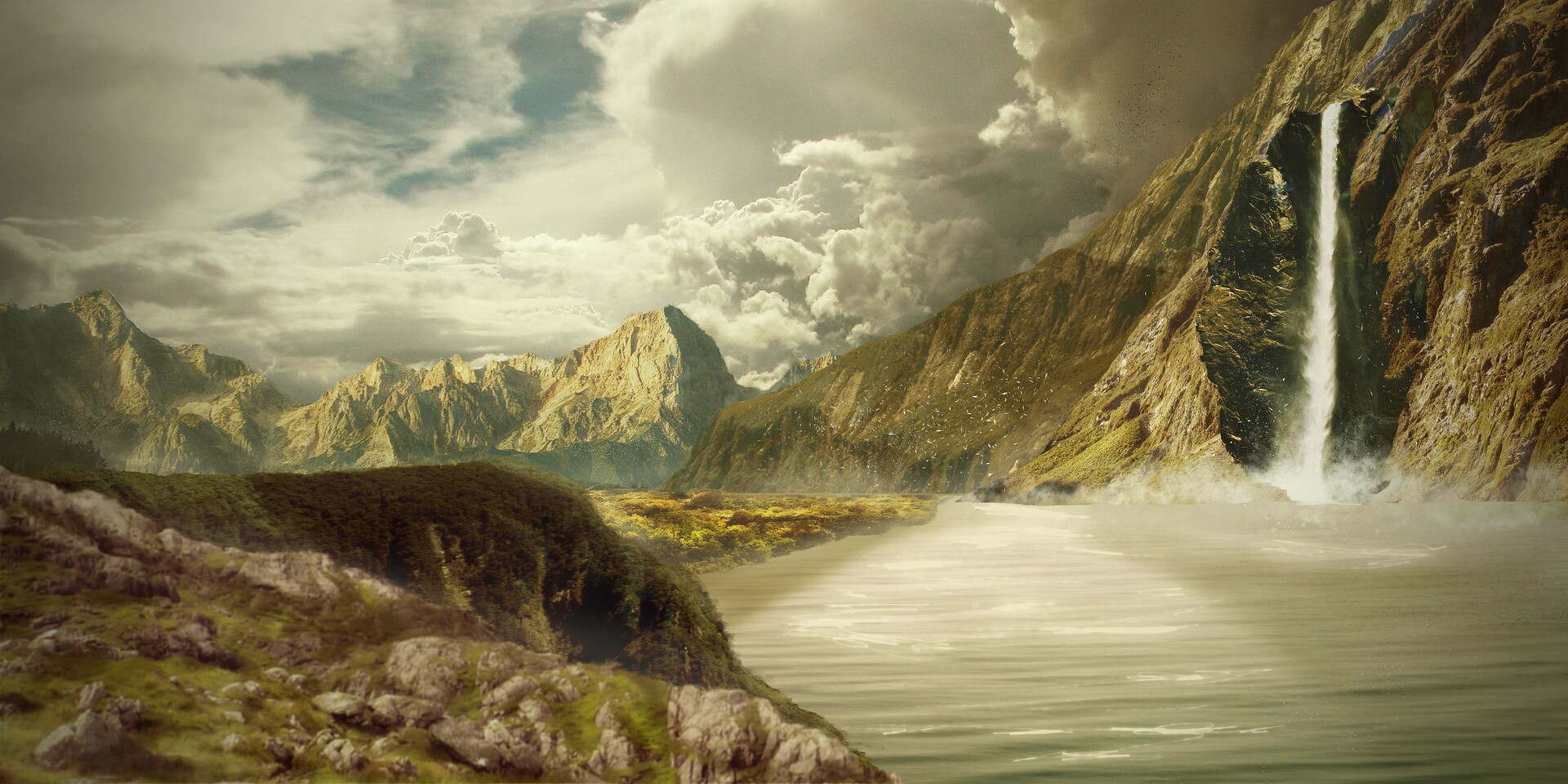 ArtStation - First Matte Painting Work