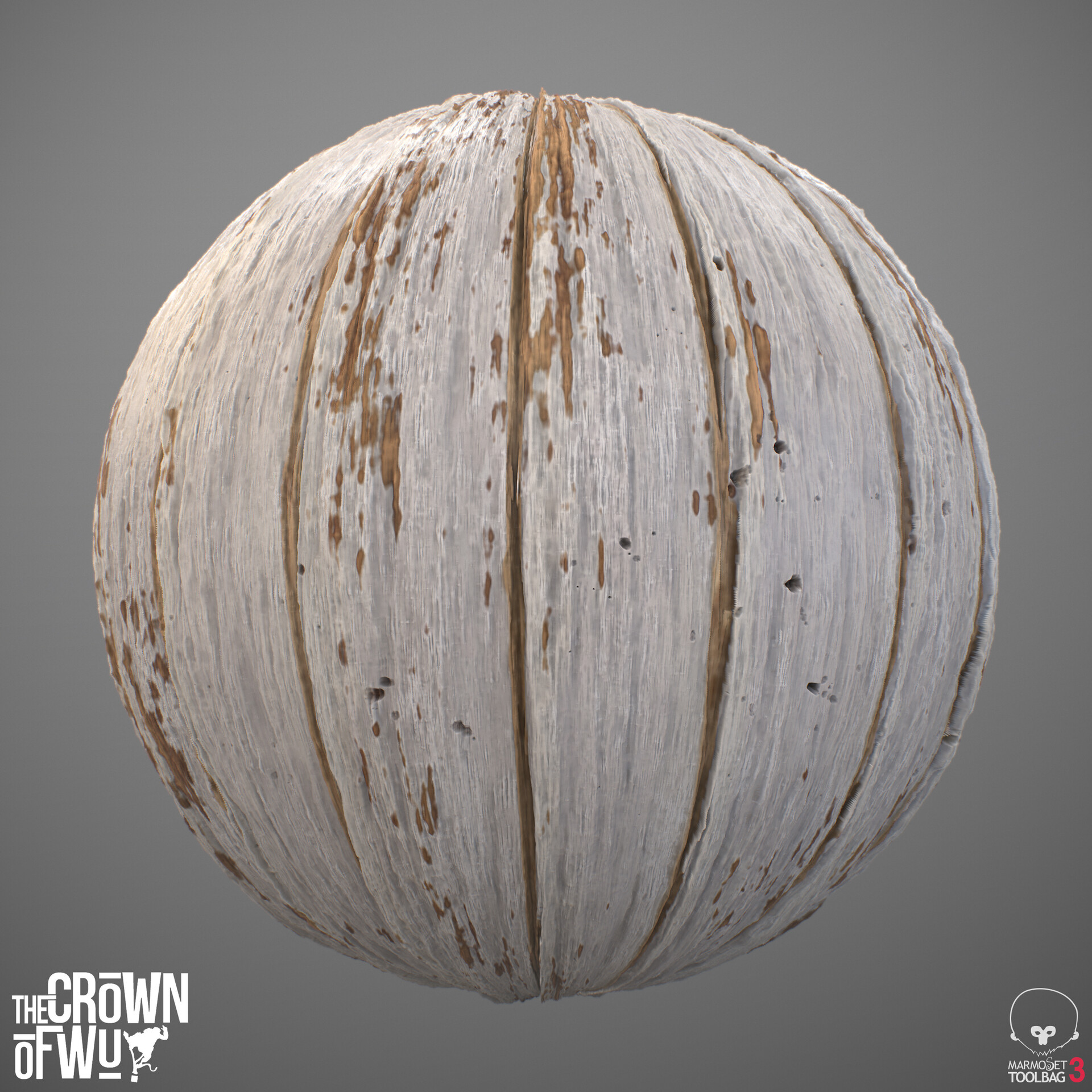 ArtStation - Painted Wood