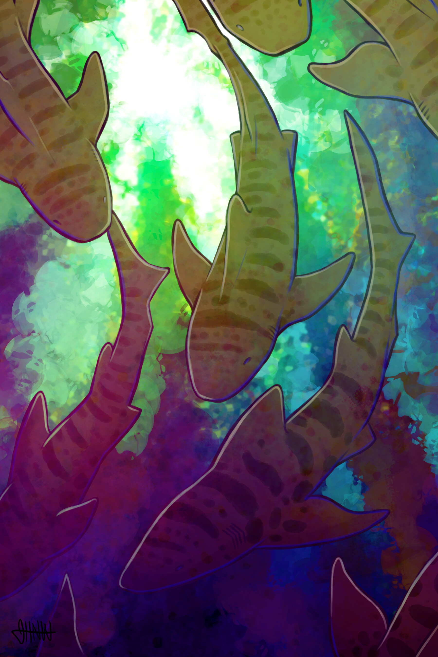 ArtStation - Leopard Shark