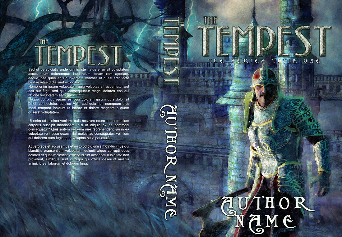 Luca Oleastri - The Tempest - premade book cover