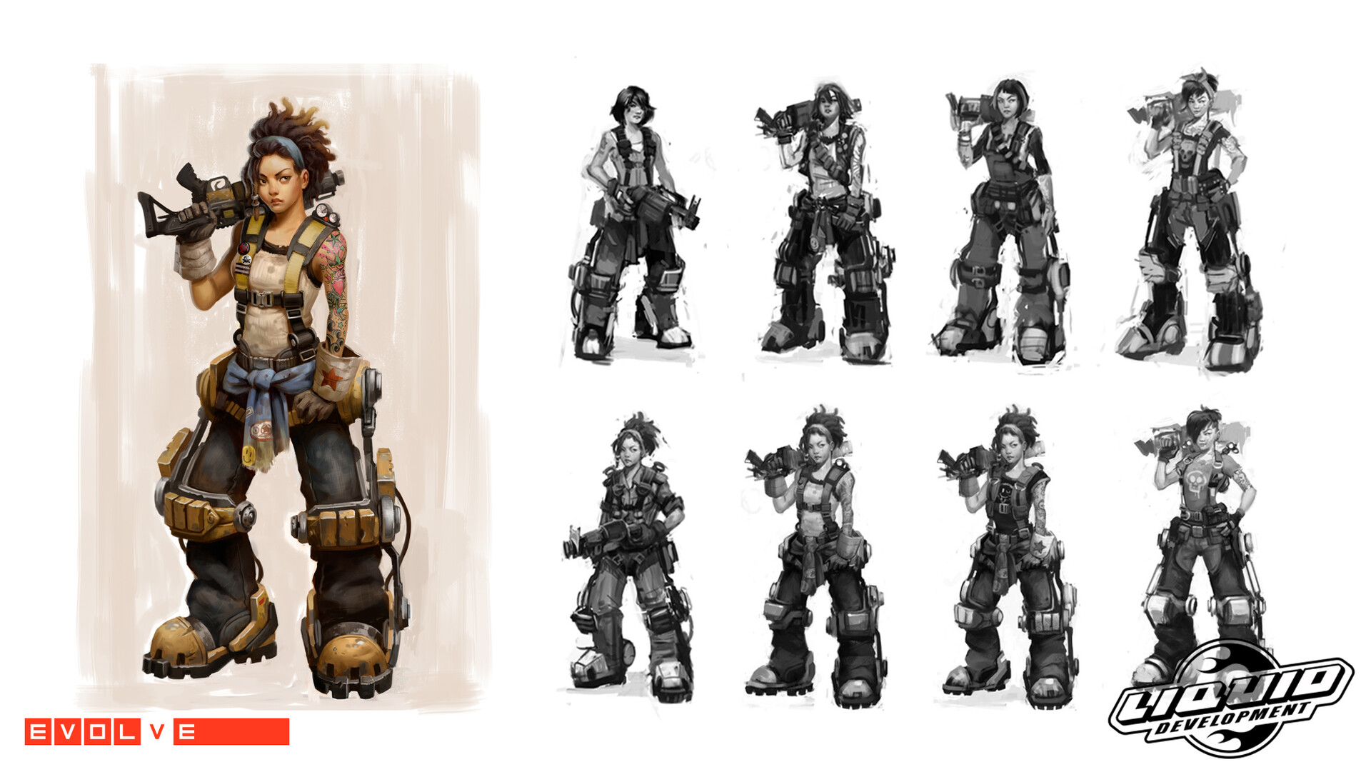Liquid Development - Evolve - 2D Character