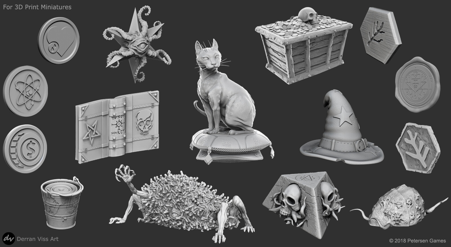 ArtStation - 3D Print Tokens
