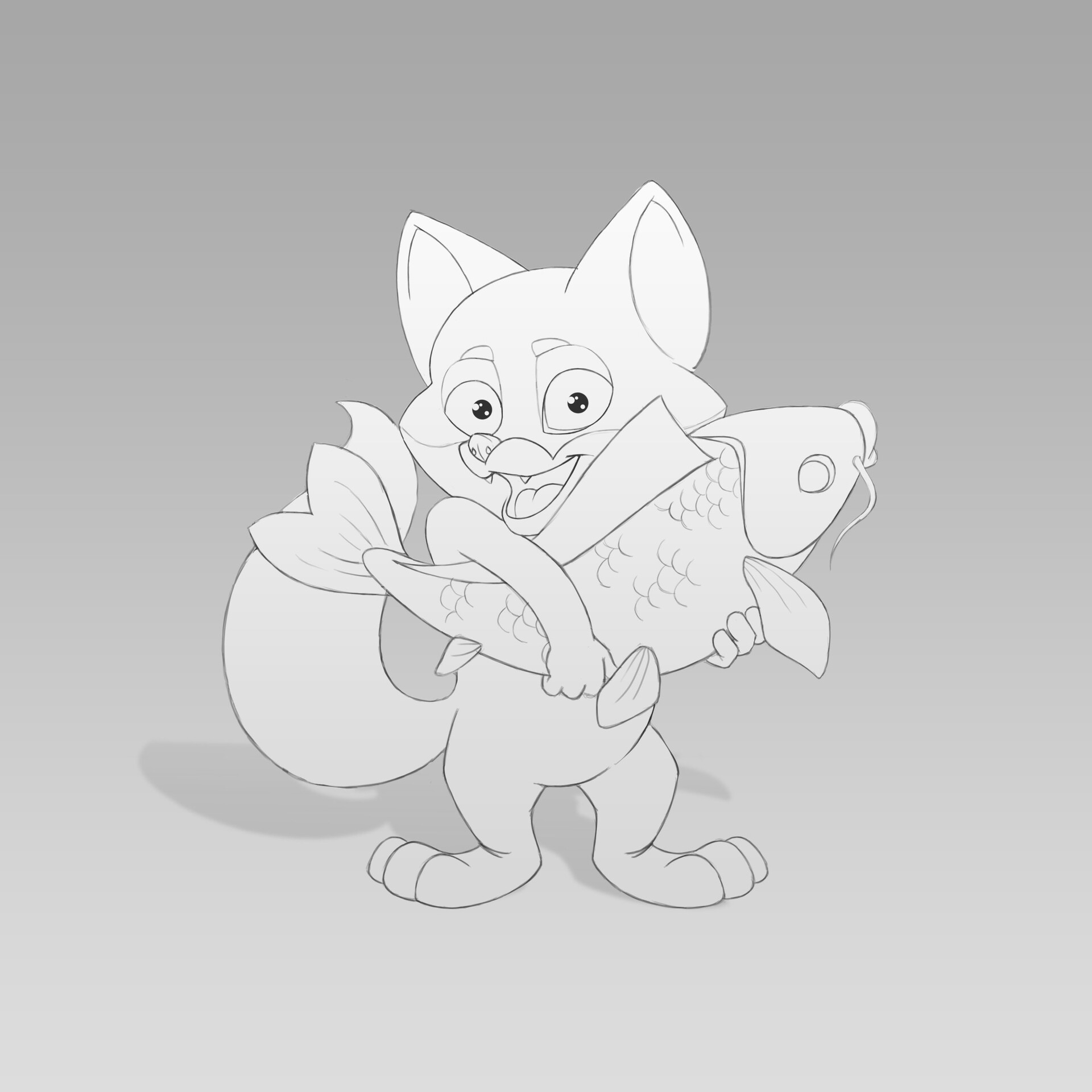 ArtStation - Fox cub