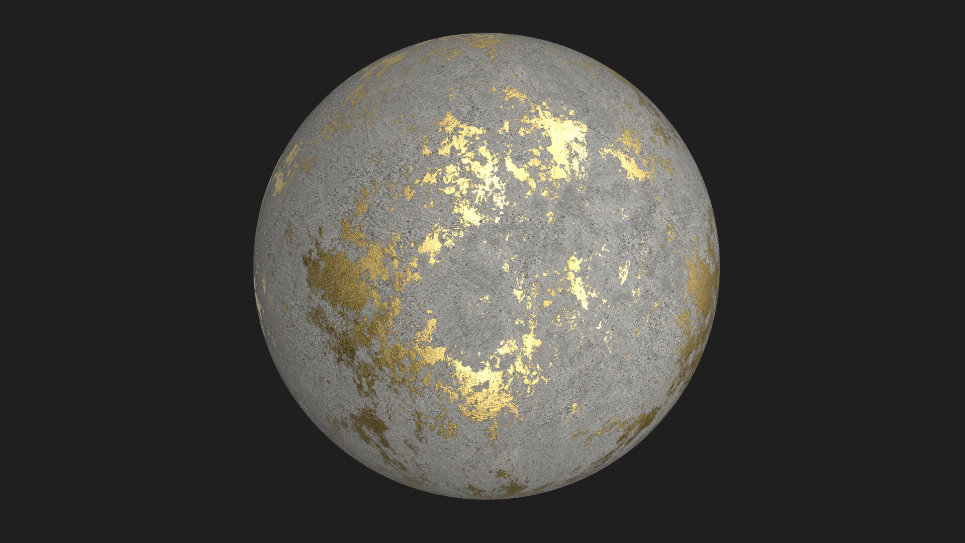 ArtStation - Gold Concrete Material