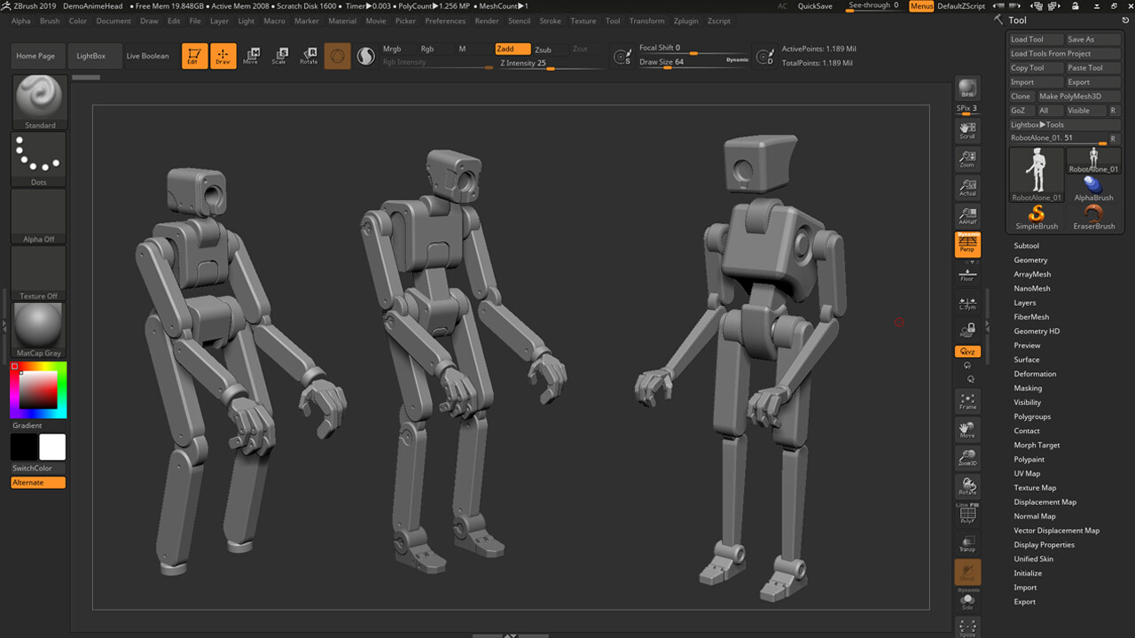 Joseph Drust - Spotbot ZBrush 2019