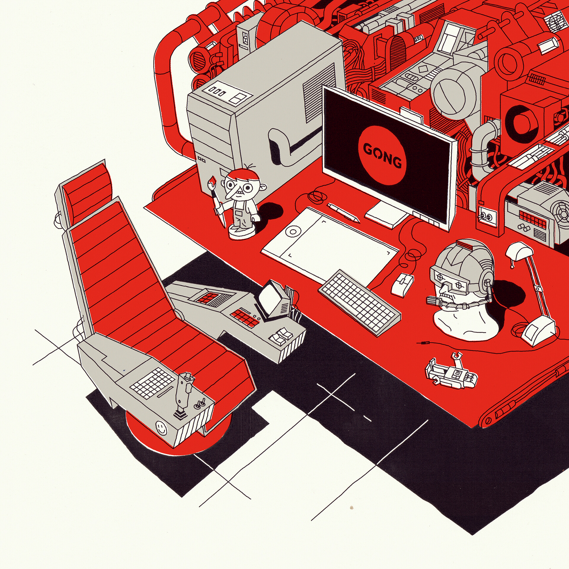 ArtStation - Space Pilot Cabin