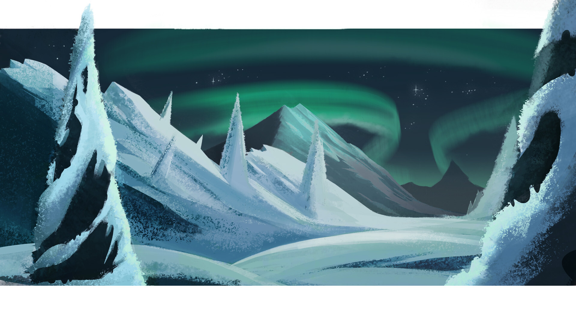 ArtStation - SNOW BACKGROUND