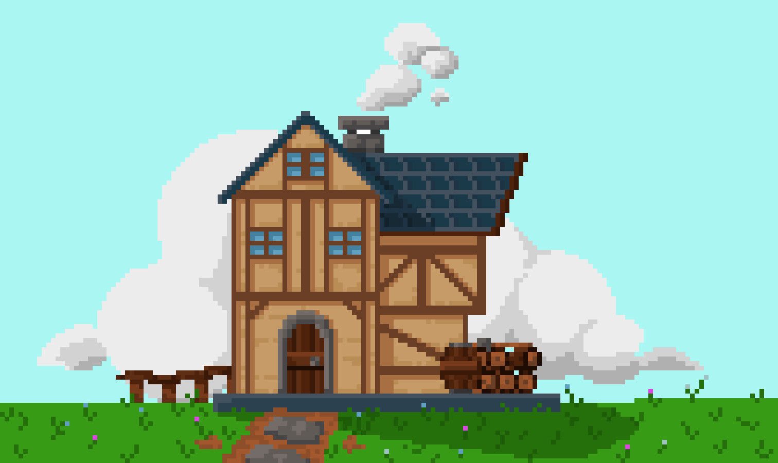 ArtStation - Medieval House